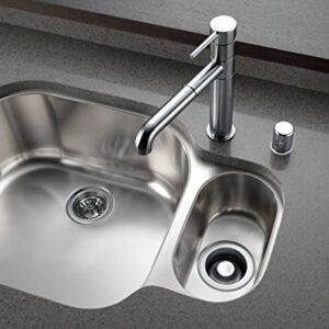 Delta Faucet 72010-AR Flange and Strainer Kitchen Sink, Arctic Stainless