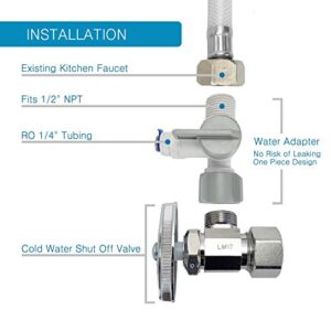 Apex MR-5050 5-Stage Reverse Osmosis Water Filtration System - Super Advanced Water Purification System - Provide Safe Healthy Contamination-free Purified Drinking Water | 50 GPD