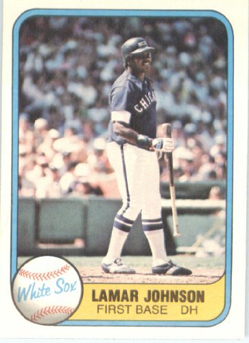 1981 Fleer Baseball Card #350 Lamar Johnson