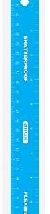 BAZIC 12-Inch (30cm) Shatterproof Flexible Ruler, Case of 24