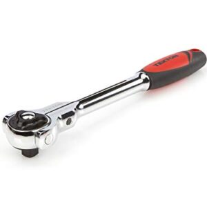 TEKTON 3/8 Inch Drive x 9 Inch Swivel Head Quick-Release Ratchet | 1491