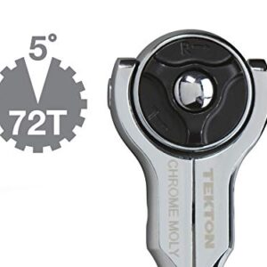 TEKTON 3/8 Inch Drive x 9 Inch Swivel Head Quick-Release Ratchet | 1491