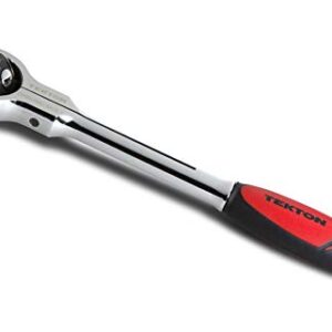 TEKTON 3/8 Inch Drive x 9 Inch Swivel Head Quick-Release Ratchet | 1491