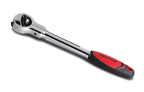 TEKTON 3/8 Inch Drive x 9 Inch Swivel Head Quick-Release Ratchet | 1491