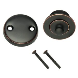 designers impressions 659632 oil rubbed bronze lift and turn drain trim