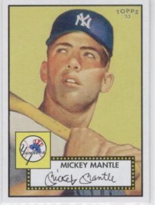 2006 topps rookie 1952 edition baseball rookie card #311f mickey mantle mint