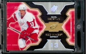 2006 upper deck spx hockey card (2006-07) #33 pavel datsyuk