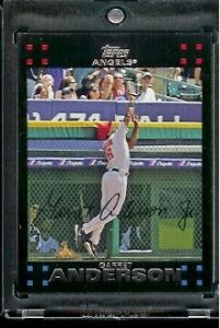 2007 topps # garrett anderson los angeles angels #580 baseball card