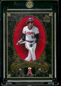 2007 upper deck sp legendary cuts baseball card #15 rod carew