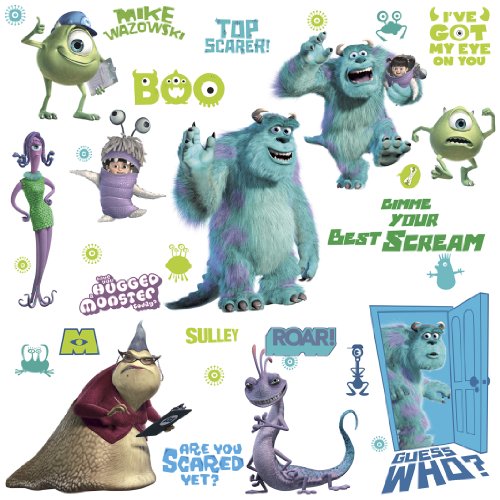 RoomMates RMK2010SCS Monsters Inc. Peel and Stick Wall Decals