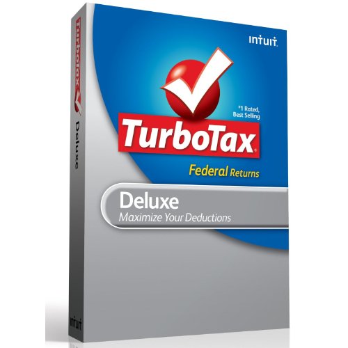 Intuit TurboTax Deluxe Fed + Efile + State 2012 - Windows