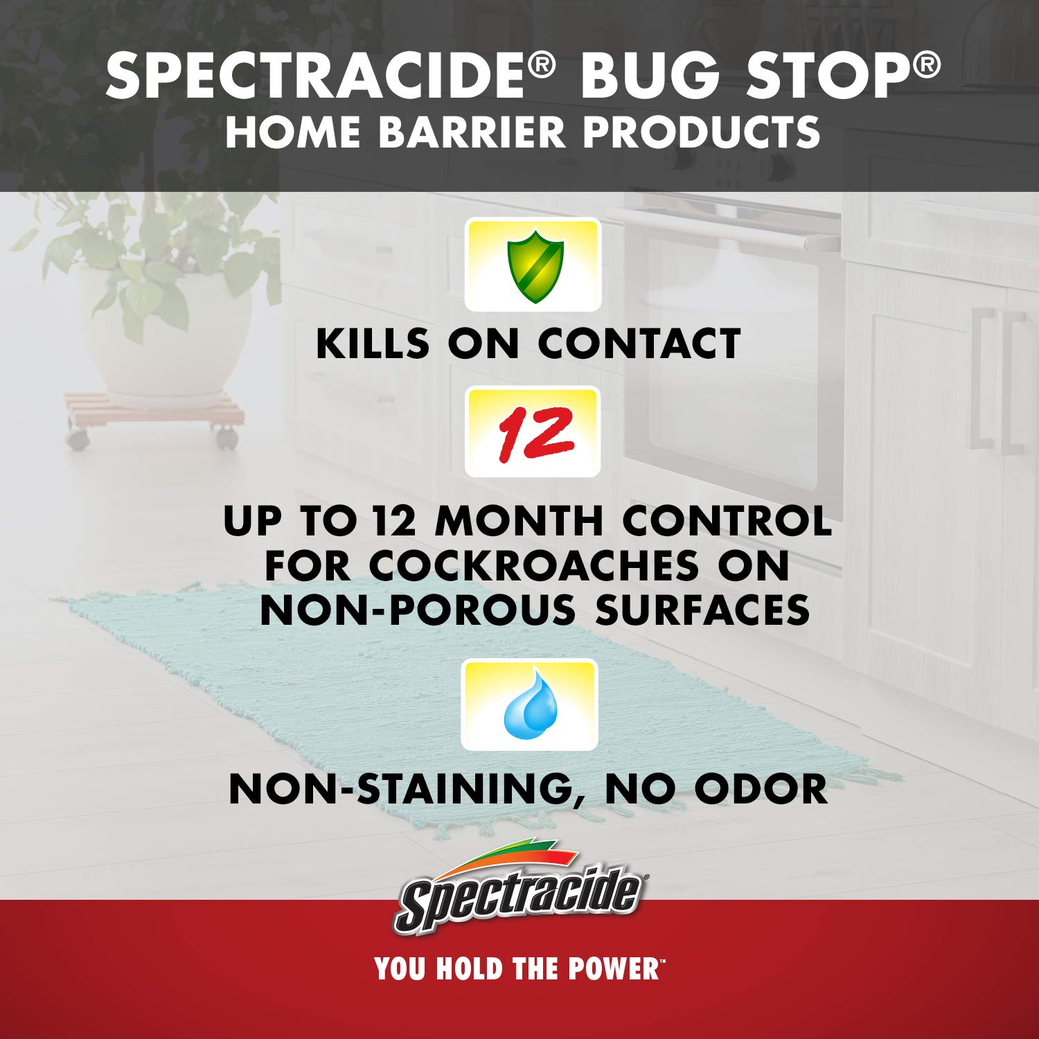 Spectracide Bug Stop Home Barrier Ready-to-Use Spray, 32 Fluid Ounce