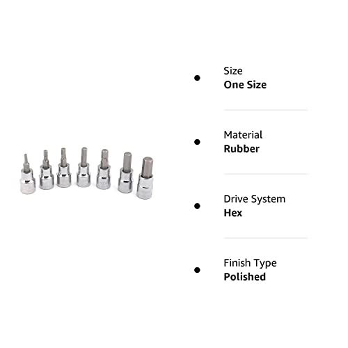 CRAFTSMAN EVOLV 7-PC HEX BIT SOCKET SET *METRIC*