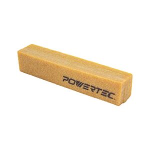 powertec 71002 abrasive cleaning stick for sanding belts & discs | natural rubber eraser - woodworking shop tools for sanding perfection