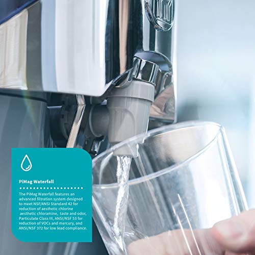 Gravity Water Filter Purifier System 1384 - Advanced Water Technology - Produces Alkaline Water - Removes Impurities and Contaminants - for Countertop