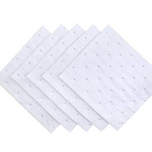 3M Petroleum Sorbent Pad HP-156, High Capacity,White, 17" X 19"