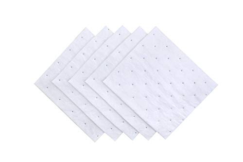 3M Petroleum Sorbent Pad HP-156, High Capacity,White, 17" X 19"