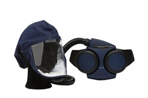 sundström sr 500/520 papr kit, includes sr 500 fan unit and sr 520 hood, medium/large, blue