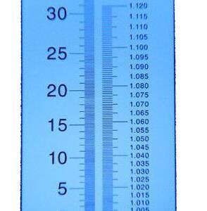 Ade Advanced Optics BCBI9177 Beer Wort and Wine Refractometer, Dual Scale - Specific Gravity 1.000-1.120 and Brix 0-32%, Replaces Homebrew Hydrometer (Aluminum)