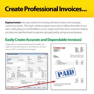 Express Invoice Professional Invoicing Software (PC/Mac)