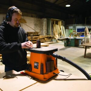 Triton TSPS450 3.5Amp Cast Iron Top Oscillating Spindle Sander, Orange