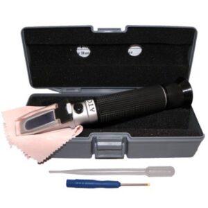 ade advanced optics ade055 large measuring range 0%-55% brix refractometer with automatic temperature compensation