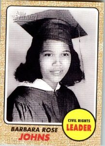 2008 topps american heritage #55 barbara rose johns (civil rights leader) trading card