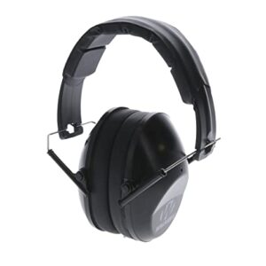 Walker's Game Ear Low Profile Folding Muff, Black