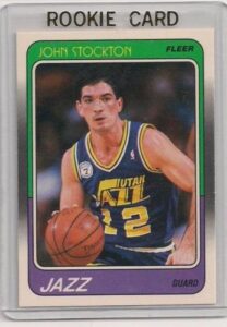 1988 fleer john stockton rookie card