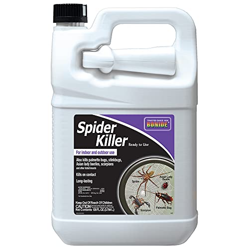 Bonide Spider Killer, 128 oz Ready-to-Use Spray for Indoors & Outdoors, Long Lasting Formula Kills on Contact