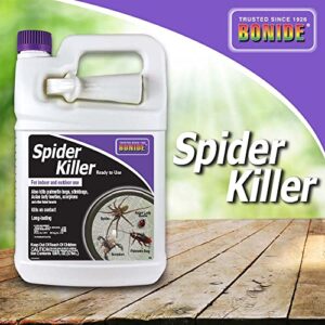 Bonide Spider Killer, 128 oz Ready-to-Use Spray for Indoors & Outdoors, Long Lasting Formula Kills on Contact