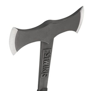 ESTWING Double Bit Axe - 38 oz Wood Spitting Tool with Forged Steel Construction & Shock Reduction Grip - EBDBA