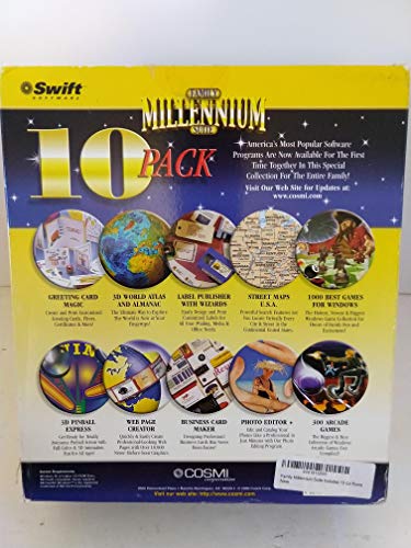 Family Millennium Suite Includes 10 Cd Roms