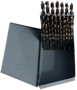 drill america kfd26j-set 26 piece heavy duty high speed steel drill bit set (sizes a - z), kfd series