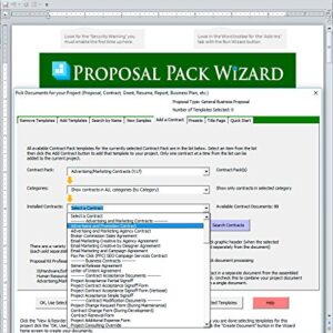 Advertising and Marketing Contract Pack - Legal Contract Software and Templates V19.0