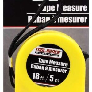 Tool Bench Hardware Tape Measure - 16 feet