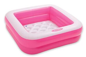 intex square baby pool - pink