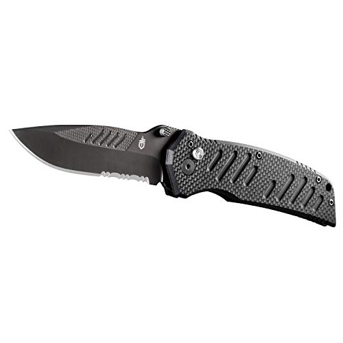 Gerber Gear 31-001709N Swagger Knife, Assisted Opening Tactical Folding Pocket Knife, 3.25 In Blade, Black