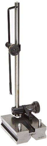 Fowler 52-155-010-0 Surface Gage with 9” Spindle and Double-Ended Scriber, 1.1" Base Height x 2.5" Base Width x 3.8 Base Length