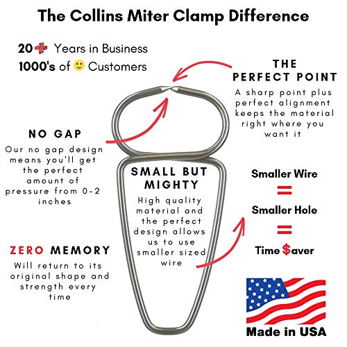 Collins Tool Company COL-MITE-CLAM-12 Miter Spring Clamp, Pack of 12