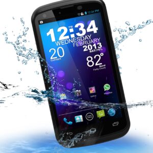 BLU Tank 4.5 W110i Unlocked Dual SIM Phone with Dual-Core 1GHz Processor, Android 4.1, 3G HSPA, High Res IPS LCD, and Dust and Waterproof Protection - U.S. Warranty (Black)