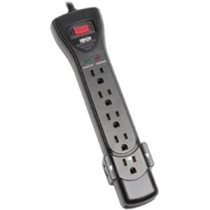 tripp lite protect it! surge protector, 7 ac outlets, 7 ft cord, 2,160 j, black