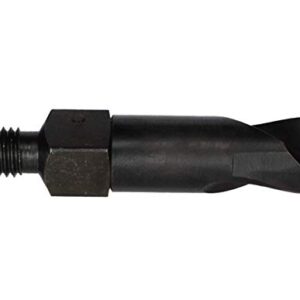 Drill America 1/8" Cobalt Stubby Threaded Shank Drill Bit Overall Length 1/2, TSD Series