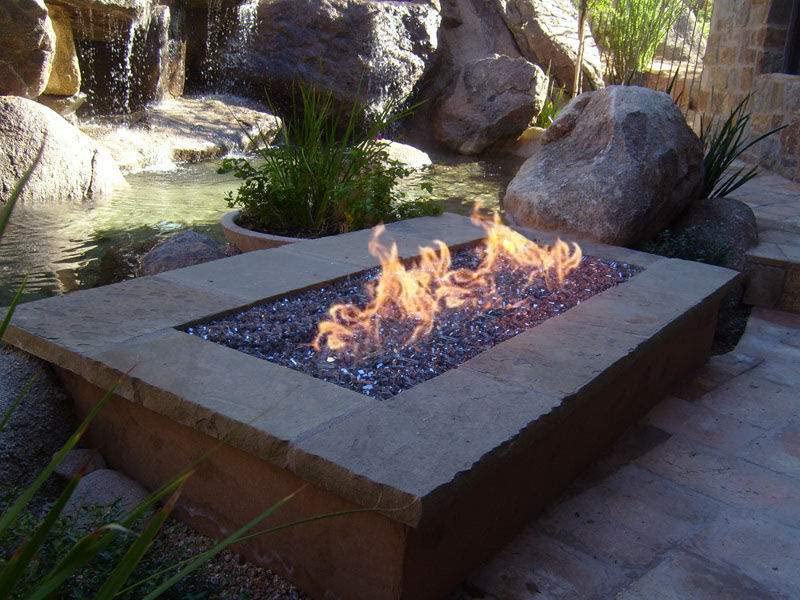 Hearth Products Controls (HPC) Rectangle Stainless Steel Fire Pit H-Burner (HBSB36-NG), 36x8-Inch, Natural Gas