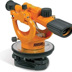 Johnson Level & Tool 40-6912 22X Builder's Transit Level System, Orange, 1 Kit