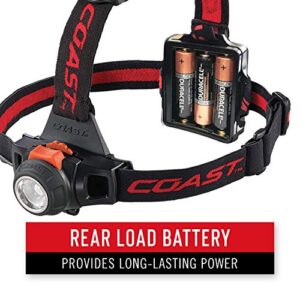 COAST® HL27 360 Lumen PURE BEAM® LED Headlamp with TWIST FOCUS™ and Variable Light Control Wheel