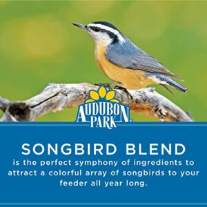 Audubon Park Songbird Blend Wild Bird Food, Bird Food for Outside Feeders, 14-Pound Bag