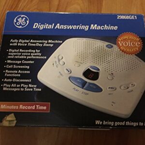 G.E. Digital Answering Machine 29868GE1-B