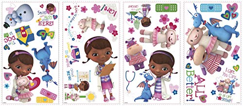 RoomMates RMK2280SCS Doc Mcstuffins Peel and Stick Wall Decals 10 inch x 18 inch