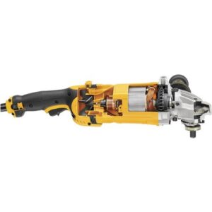 DEWALT Angle Grinder, 7-Inch, 4.7-Amp, 8,500 RPM, With Dust Ejection System, Corded (DWE4557),Yellow